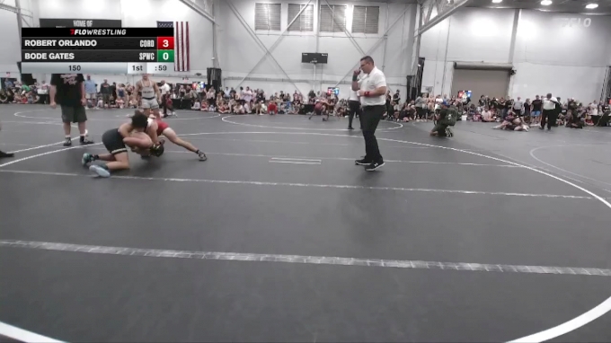150 lbs Round 4 (6 Team) - Robert Orlando, Cordoba Trained vs Bode ...