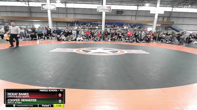 70 lbs Champ. Round 1 - McKay Banks, Challis Black Hearts vs Cooper ...