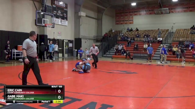 149 lbs 3rd Place Match - Eric Cain, Colby Community College vs Gabe ...