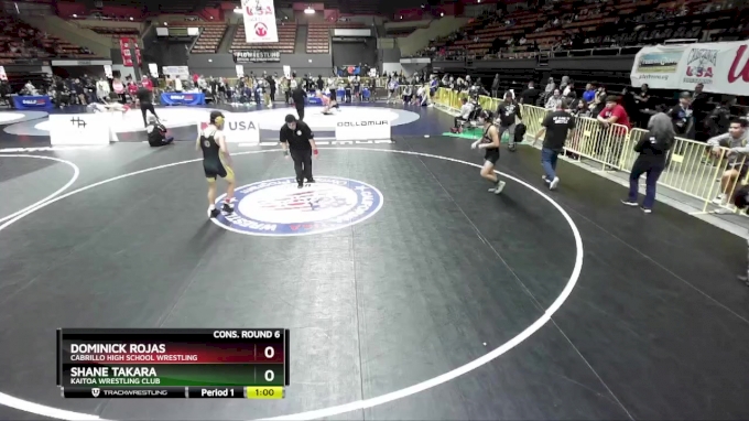 144 lbs Cons. Round 6 - Dominick Rojas, Cabrillo High School Wrestling ...