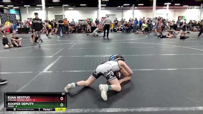 84 lbs Round 1 (8 Team) - Kooper Deputy, POWA vs Evan Restivo, Steller ...