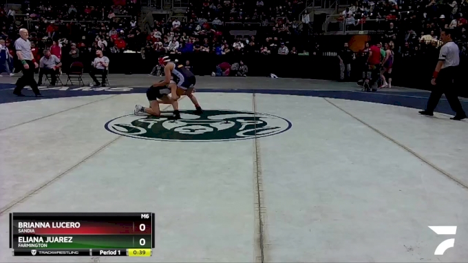 Girls 114 lbs Cons. Round 3 - Brianna Lucero, Sandia vs Eliana Juarez ...