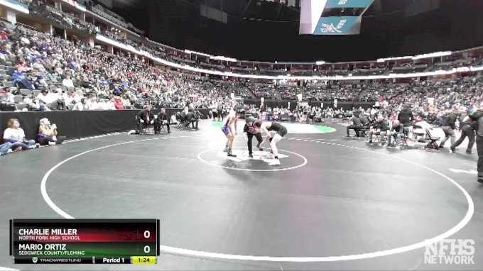 144-2A Quarterfinal - Mario Ortiz, Sedgwick County/Fleming vs Charlie ...
