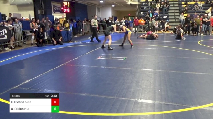 103 lbs Consy 6 - Elexis Owens, Canon-McMillan vs Ava Diulus, Pine-Richland