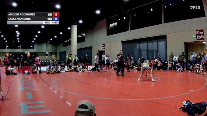 85 lbs Placement Matches (8 Team) - Maddie Rodriguez, AR- 15 Pink vs ...