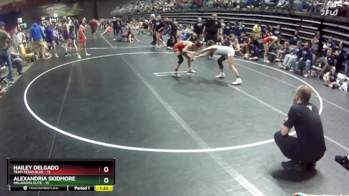 95 lbs Finals (8 Team) - Hailey Delgado, Team Texas Blue vs Alexandria ...