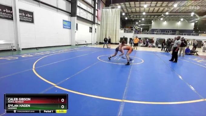 129 lbs 1st Place Match - Caleb Gibson, Rural Retreat vs Dylan Hagen ...