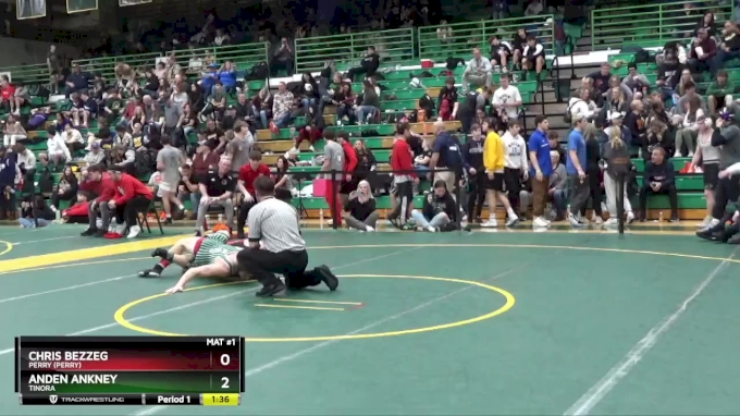 138 lbs Champ. Round 3 - Anden Ankney, TINORA vs Chris Bezzeg, Perry ...