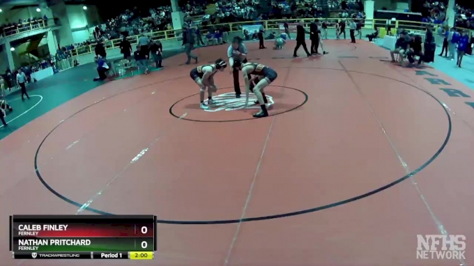 120 lbs Semifinal - Nathan Pritchard, Fernley vs Caleb Finley, Fernley