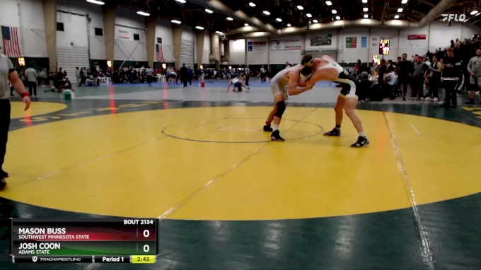 174 lbs Champ. Round 1 - Josh Coon, Adams State vs Mason Buss ...