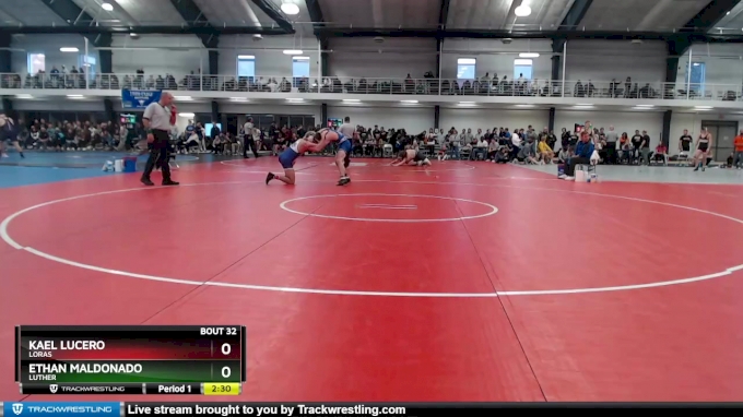 141 lbs Cons. Round 2 - Ethan Maldonado, Luther vs Kael Lucero, Loras