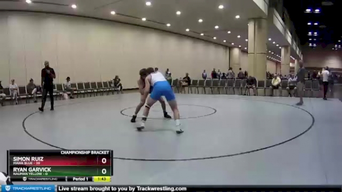 160 lbs Placement Matches (16 Team) - Simon Ruiz, MAWA Blue vs Ryan ...