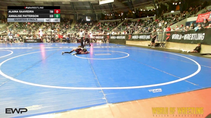 55 lbs Quarterfinal - Alaina Saavedra, Top Rank Hammers vs Annalise ...