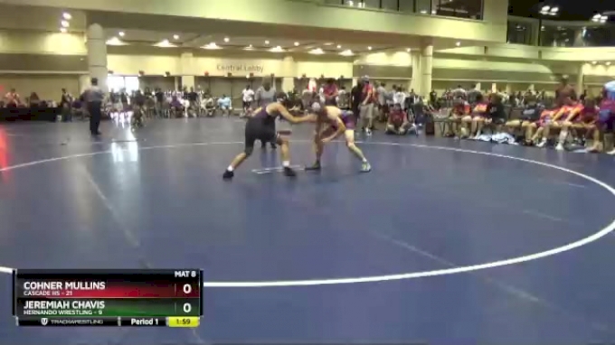 152 lbs Round 5 (10 Team) - Jeremiah Chavis, Hernando Wrestling vs ...
