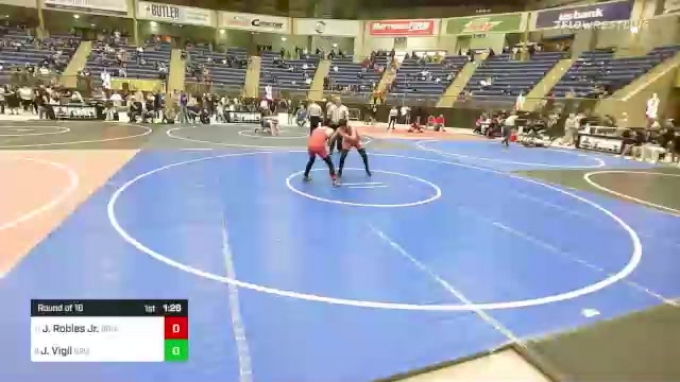 135 lbs Round Of 16 - Justin Robles Jr., Grizzlies Bears vs Jacob Vigil ...