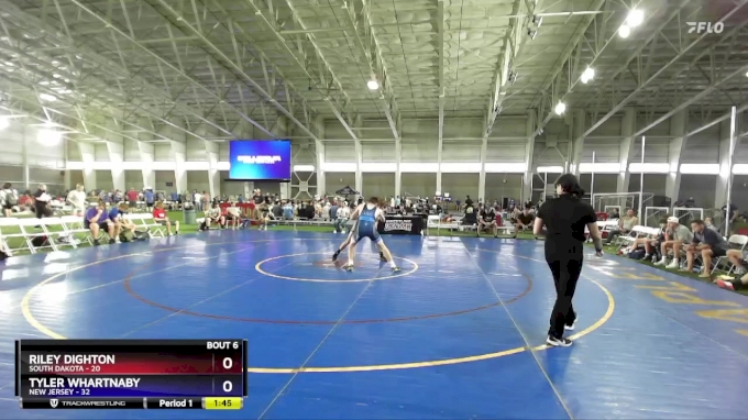 157 lbs Round 2 (8 Team) - Riley Dighton, South Dakota vs Tyler ...
