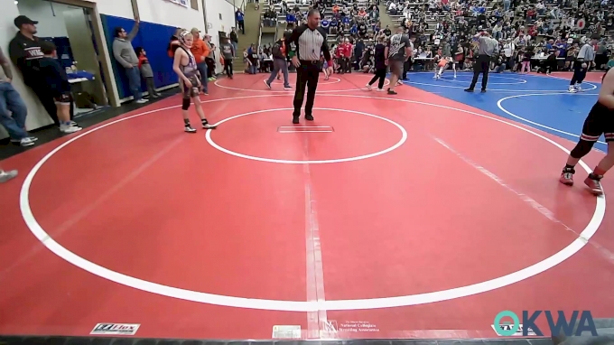 80 lbs Round Of 16 - Wyatt Haire, Verdigris Youth Wrestling vs Gentry ...