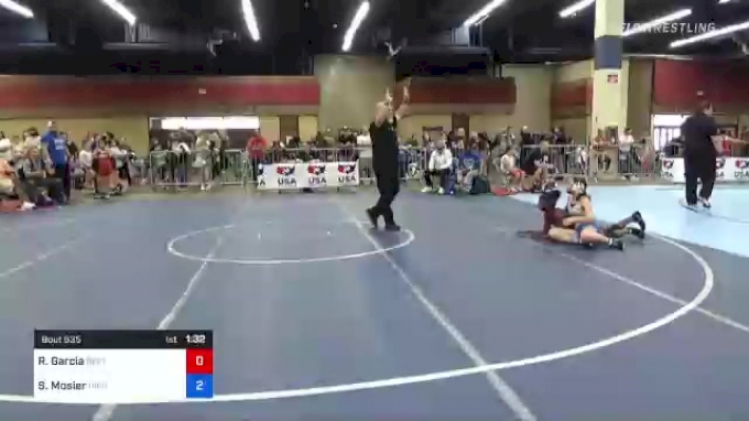 110 lbs Quarterfinal - Rachel Garcia, Best Trained Wrestling vs Sage ...
