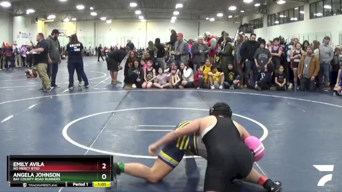 155 lbs Champ. Round 1 - Emily Avila, No Mercy BTSD vs Angela Johnson ...