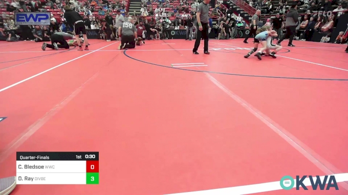 60 lbs Quarterfinal - Cutter Bledsoe, Woodland Wrestling Club vs Daxton ...