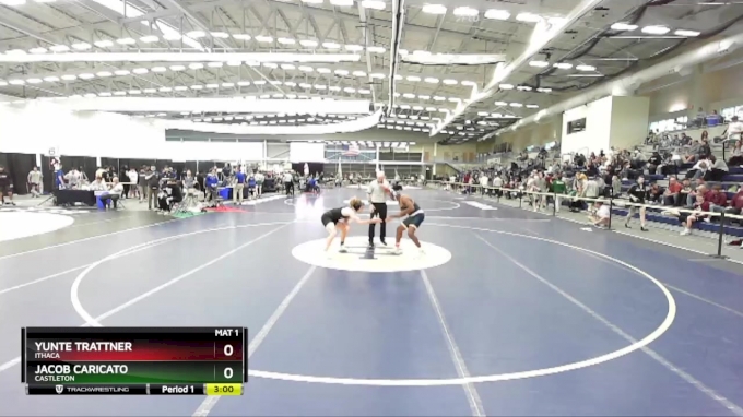 157 lbs Champ. Round 1 - Yunte Trattner, Ithaca vs Jacob Caricato ...