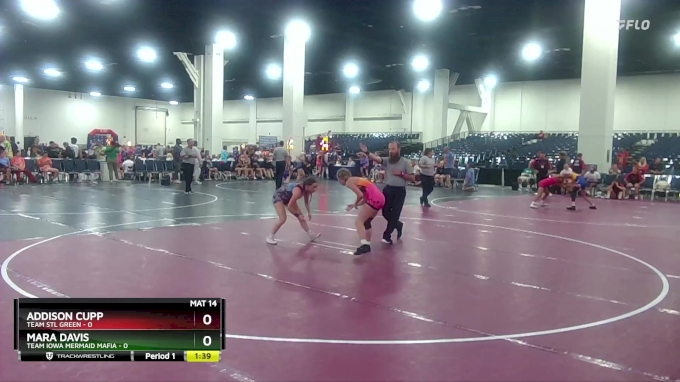 100 lbs Quarters & Wb (16 Team) - Addison Cupp, Team STL Green vs Mara Davis, Team Iowa Mermaid ...