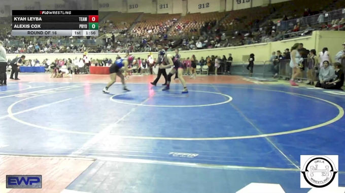 123 lbs Round Of 16 - Kyah Leyba, Team Tulsa Wrestling Club vs Alexis ...