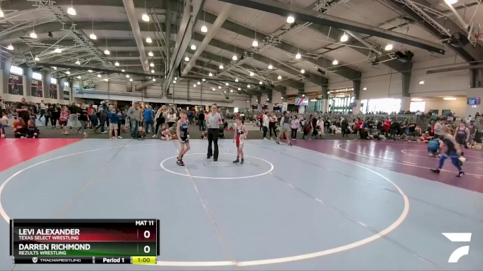 65 lbs Cons. Round 3 - Levi Alexander, Texas Select Wrestling vs Darren ...