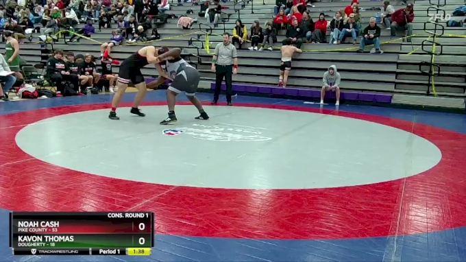 285 lbs Quarters & 1st Wb (16 Team) - Noah Cash, Pike County vs Kavon ...