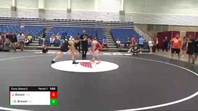 185 lbs Cons. Round 2 - Caden Brewer, Brownsburg vs Justin Boozer ...