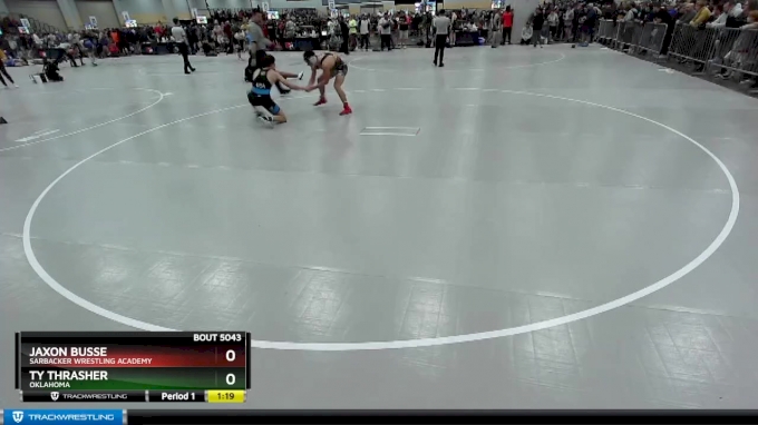 157 lbs Champ. Round 3 - Jaxon Busse, Sarbacker Wrestling Academy vs Ty ...