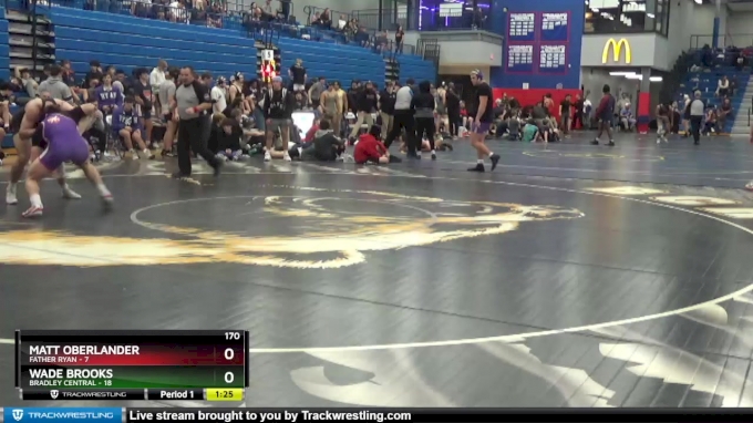 170 lbs Semis (4 Team) - Matt Oberlander, Father Ryan vs Wade Brooks ...