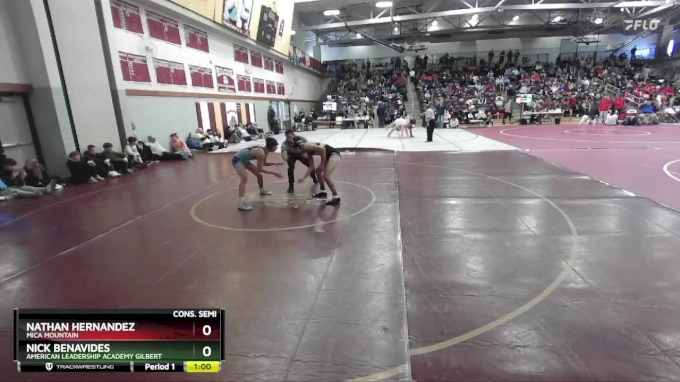 126 lbs Cons. Semi - Nick Benavides, American Leadership Academy ...