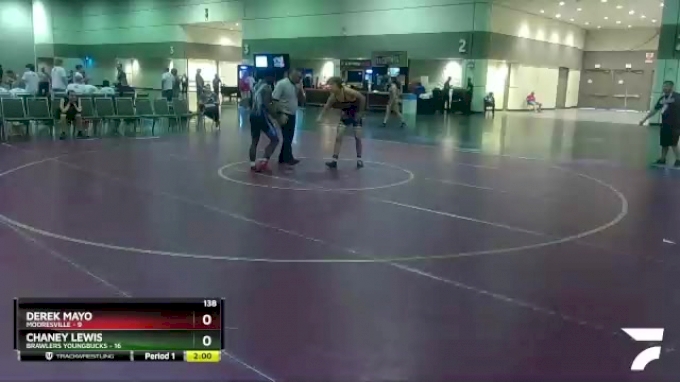 138 lbs Round 3 (6 Team) - Chaney Lewis, Brawlers YoungBucks vs Derek ...