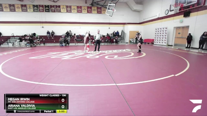 136 lbs 1st Place Match - Ariana Valdivia, East Los Angeles College vs ...