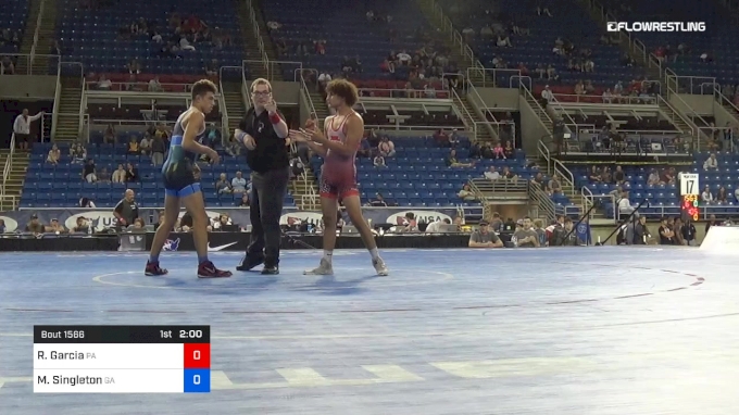 145 lbs Quarters - Reynaldo Garcia, Pennsylvania vs Matthew Singleton ...