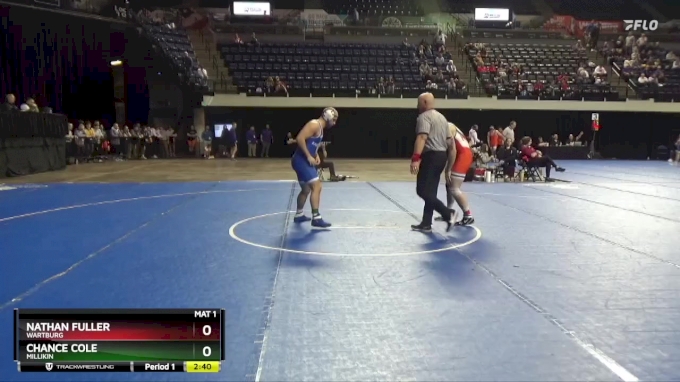 165 lbs Cons. Round 5 - Nathan Fuller, Wartburg vs Chance Cole, Millikin