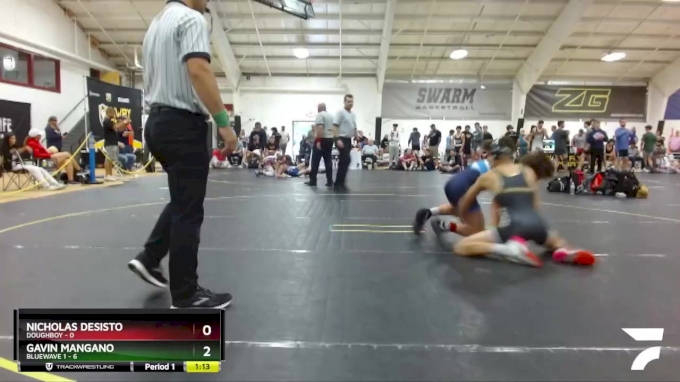 117 lbs Finals (2 Team) - Gavin Mangano, BlueWave 1 vs Nicholas Desisto ...