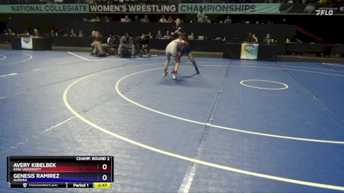 101 lbs Champ. Round 2 - Genesis Ramirez, Aurora vs Avery Kibelbek ...