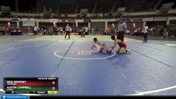 138 Elite Varsity Quarterfinal - Nick Dempsey, Thompson vs Austin ...
