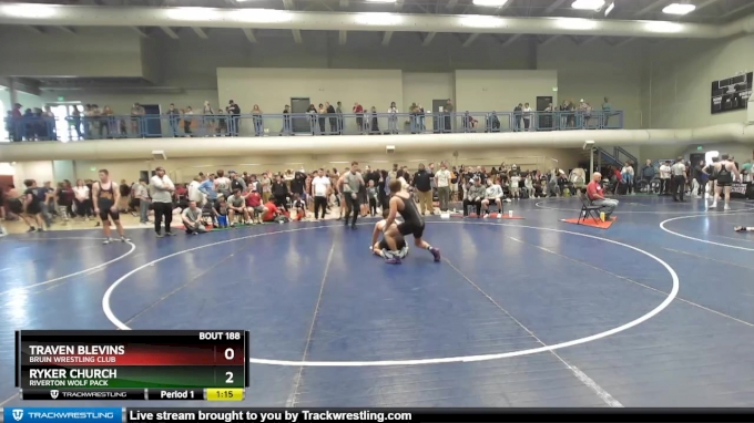 160 lbs Cons. Round 1 - Traven Blevins, Bruin Wrestling Club vs Ryker ...
