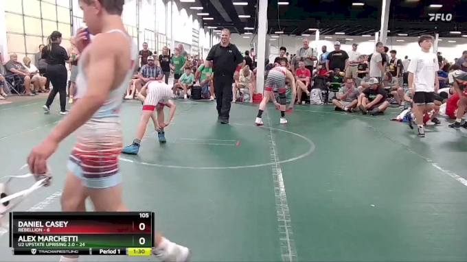 105 lbs Round 3 (4 Team) - Daniel Casey, Rebellion vs Alex Marchetti ...