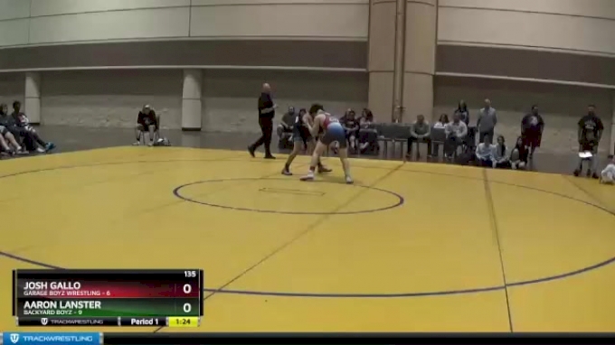 135 lbs Round 2 (6 Team) - Josh Gallo, Garage Boyz Wrestling vs Aaron ...