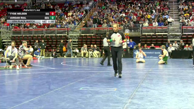 3A-165 lbs 5th Place Match - Jordan Rial, Bondurant-Farrar vs Tyde ...