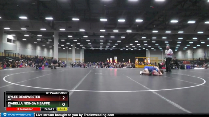 136 lbs 1st Place Match - Isabella Ndinga Mbappe, OH vs Rylee ...