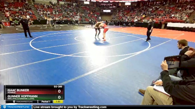D2-285 lbs Semifinal - Gunner Hoffmann, Neillsville/Greenw./Loyal vs ...