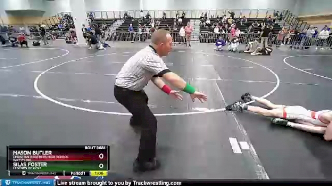 126 lbs Cons. Round 3 - Mason Butler, Christian Brothers High School ...