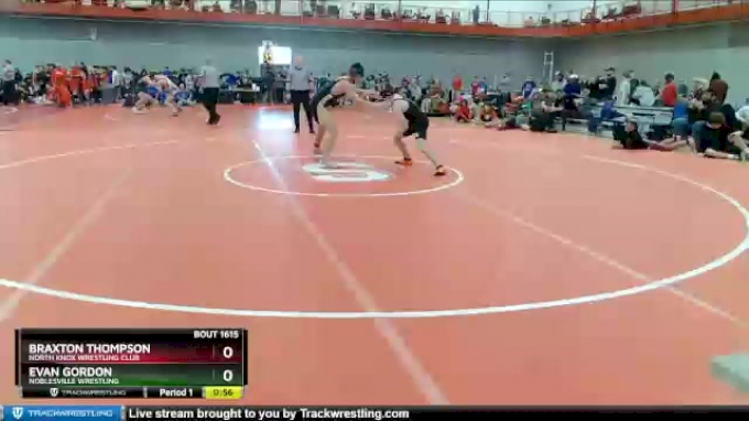 152 lbs Champ. Round 1 - Evan Gordon, Noblesville Wrestling vs Braxton ...