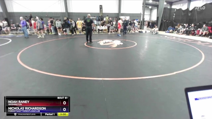 144 lbs Quarterfinal - Noah Raney, Washington vs Nicholas Richardson ...