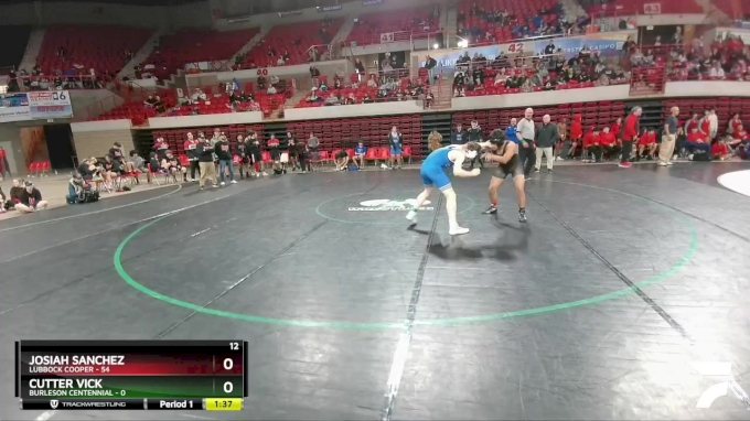 165 lbs Placement (4 Team) - Troy Chacon, Lubbock Cooper vs Cutter Vick ...